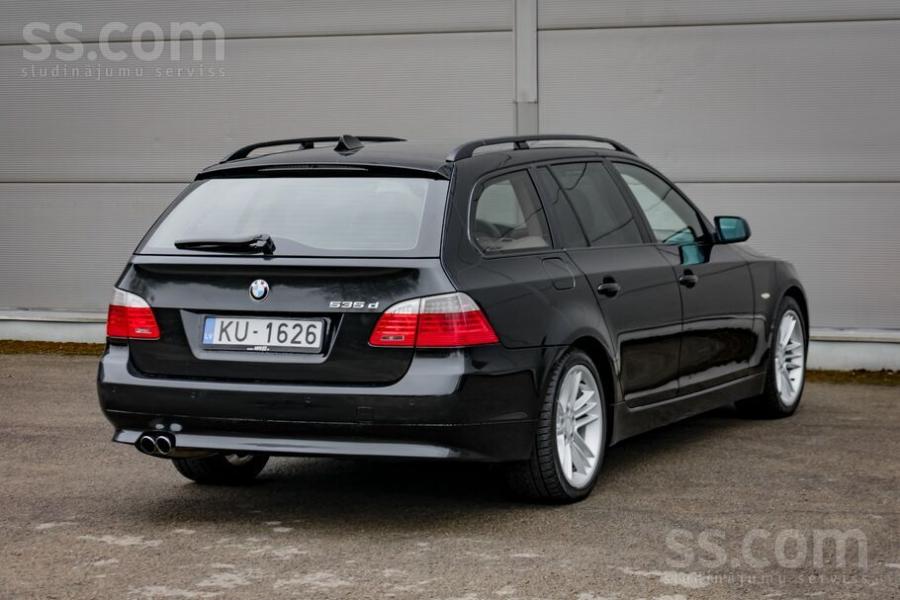Grey BMW 535 2008 in Riga, with an engine capacity of 3.00 L and mileage of 0 thousand km for 5950 €, photo 4 on AUTOMOTO.COM.LV