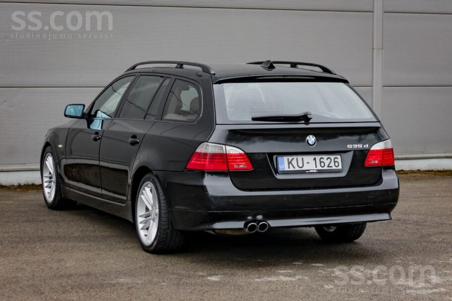 Grey BMW 535 2008 in Riga, with an engine capacity of 3.00 L and mileage of 0 thousand km for 5950 €, photo 6 on AUTOMOTO.COM.LV