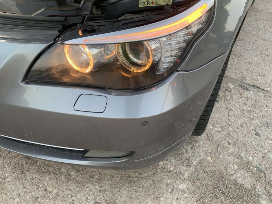 Grey BMW 535 2009 in Utena, with an engine capacity of 3.00 L and mileage of 300 thousand km for 3390 €, photo 10 on AUTOMOTO.COM.LV