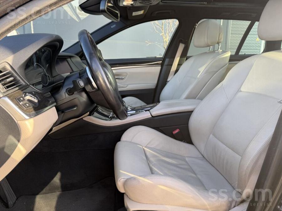 Grey BMW 535 2011 in Riga, with an engine capacity of 3.00 L and mileage of 265 thousand km for 11700 €, photo 15 on AUTOMOTO.COM.LV