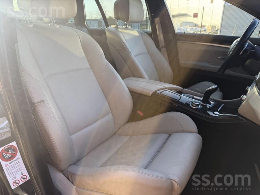 Grey BMW 535 2011 in Riga, with an engine capacity of 3.00 L and mileage of 265 thousand km for 11700 €, photo 16 on AUTOMOTO.COM.LV