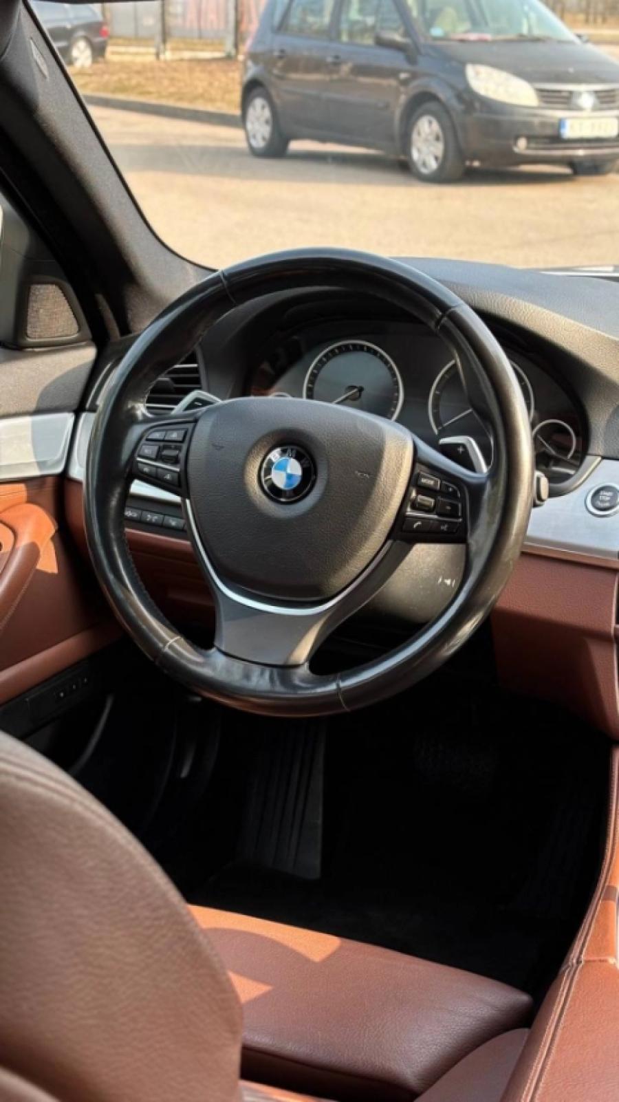 Grey BMW 535 2011 in Riga, with an engine capacity of 3.00 L and mileage of 266 thousand km for 11250 €, photo 23 on AUTOMOTO.COM.LV