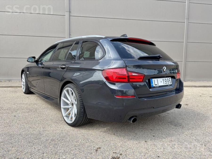 Grey BMW 535 2011 in Valmiera, with an engine capacity of 3.00 L and mileage of 204 thousand km for 11800 €, photo 4 on AUTOMOTO.COM.LV