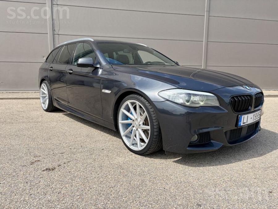 Grey BMW 535 2011 in Valmiera, with an engine capacity of 3.00 L and mileage of 204 thousand km for 11800 €, photo 7 on AUTOMOTO.COM.LV