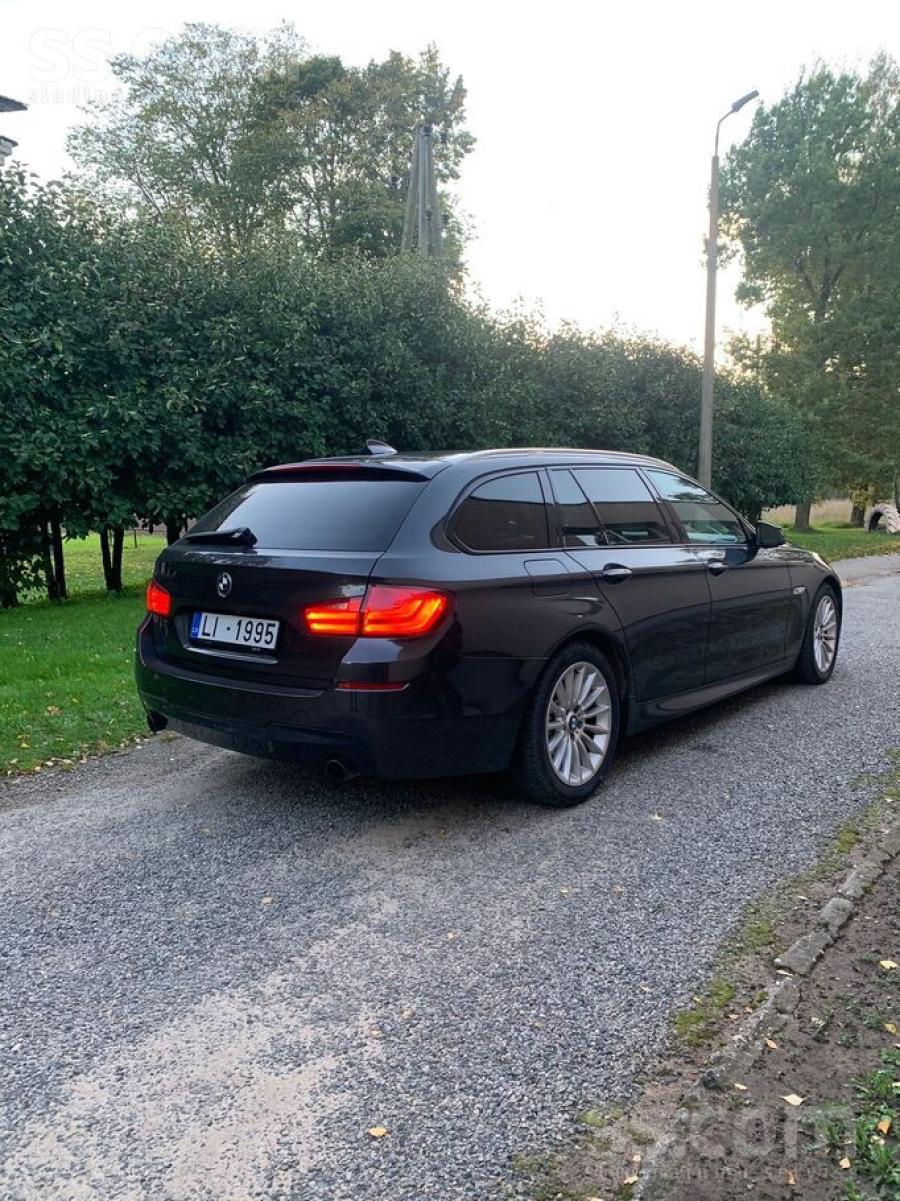 Grey BMW 535 2011 in Valmiera, with an engine capacity of 3.00 L and mileage of 204 thousand km for 11800 €, photo 29 on AUTOMOTO.COM.LV