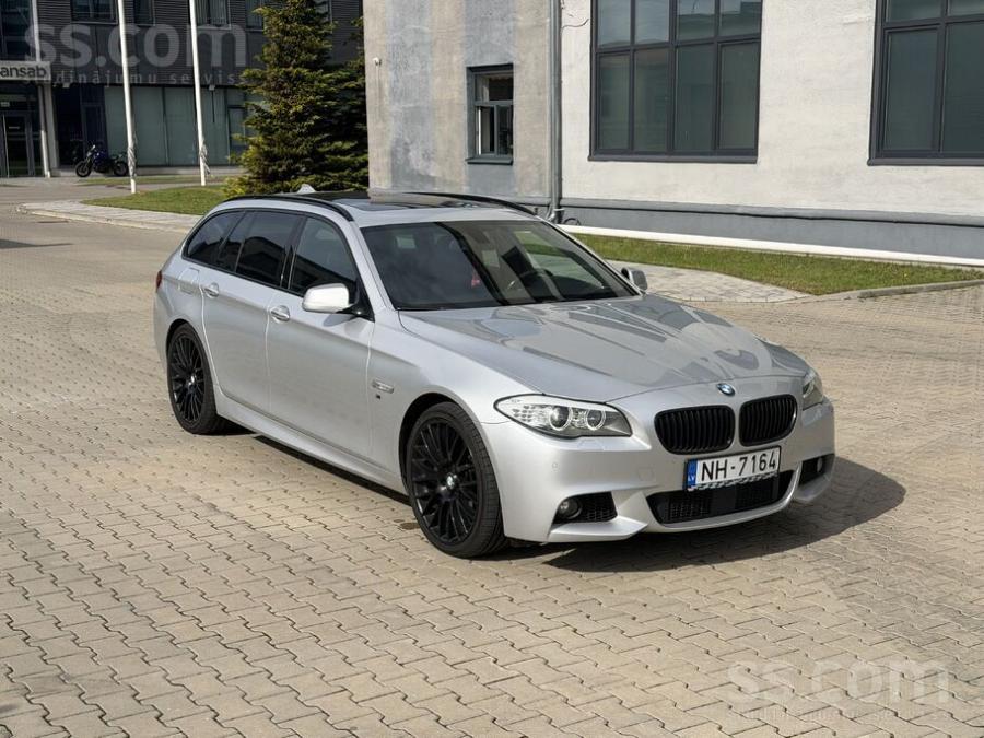 Grey BMW 535 2012 in Riga, with an engine capacity of 3.00 L and mileage of 345 thousand km for 10500 €, photo 1 on AUTOMOTO.COM.LV