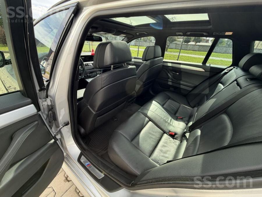 Grey BMW 535 2012 in Riga, with an engine capacity of 3.00 L and mileage of 345 thousand km for 10500 €, photo 6 on AUTOMOTO.COM.LV