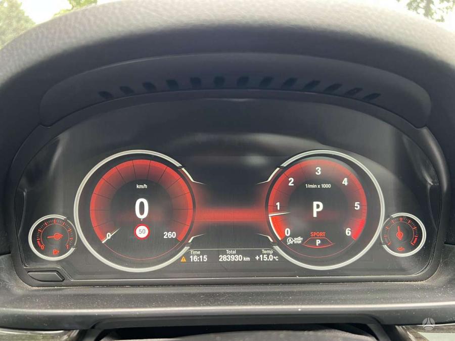 Grey BMW 535 2013 in Kaunas, with an engine capacity of 2.99 L and mileage of 283 thousand km for 8400 €, photo 35 on AUTOMOTO.COM.LV