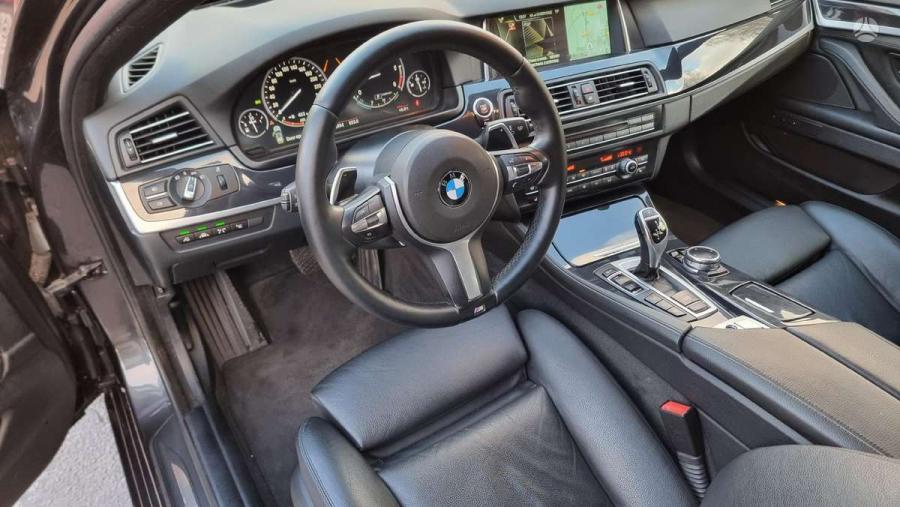 Pelēks BMW 535 2014 Šauļi, ar dzinēja tilpumu 2.99 L un nobraukumu 323 tūkst. km par 11290 €, foto 16 vietnē AUTOMOTO.COM.LV
