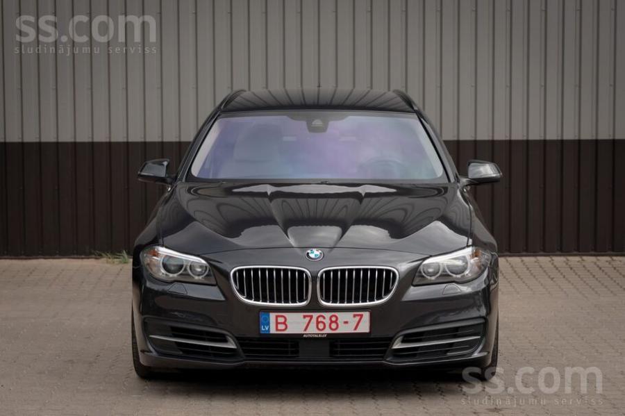 Grey BMW 535 2014 in Talsi, with an engine capacity of 3.00 L and mileage of 202 thousand km for 13950 €, photo 3 on AUTOMOTO.COM.LV