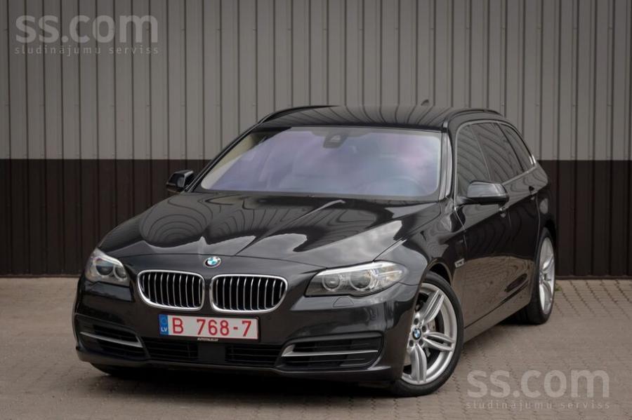 Grey BMW 535 2014 in Talsi, with an engine capacity of 3.00 L and mileage of 202 thousand km for 13950 €, photo 4 on AUTOMOTO.COM.LV