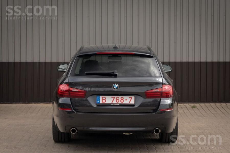 Grey BMW 535 2014 in Talsi, with an engine capacity of 3.00 L and mileage of 202 thousand km for 13950 €, photo 6 on AUTOMOTO.COM.LV