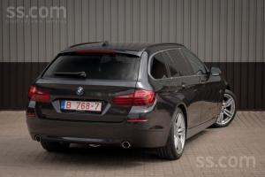 Grey BMW 535 2014 in Talsi, with an engine capacity of 3.00 L and mileage of 202 thousand km for 13950 €, photo 8 on AUTOMOTO.COM.LV