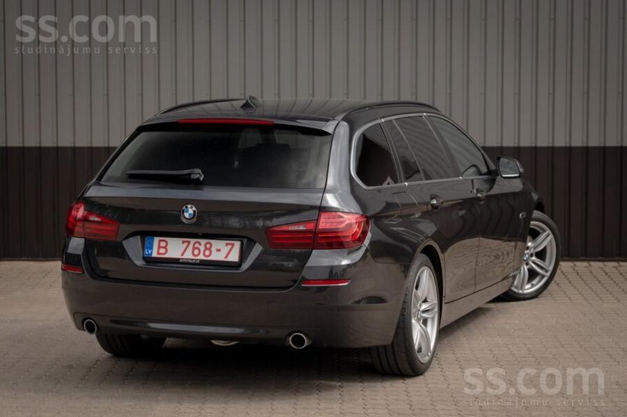 Grey BMW 535 2014 in Talsi, with an engine capacity of 3.00 L and mileage of 202 thousand km for 13950 €, photo 8 on AUTOMOTO.COM.LV