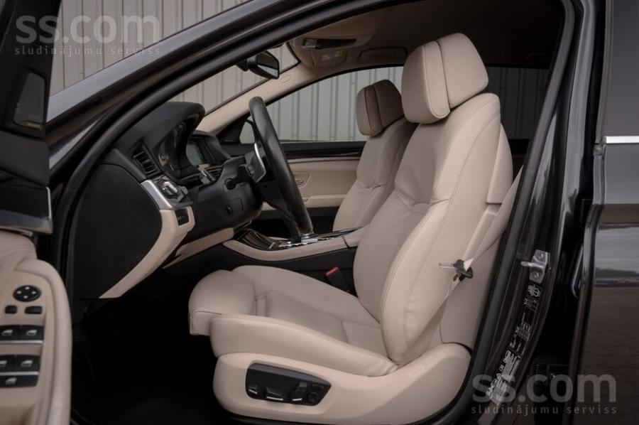 Grey BMW 535 2014 in Talsi, with an engine capacity of 3.00 L and mileage of 202 thousand km for 13950 €, photo 10 on AUTOMOTO.COM.LV