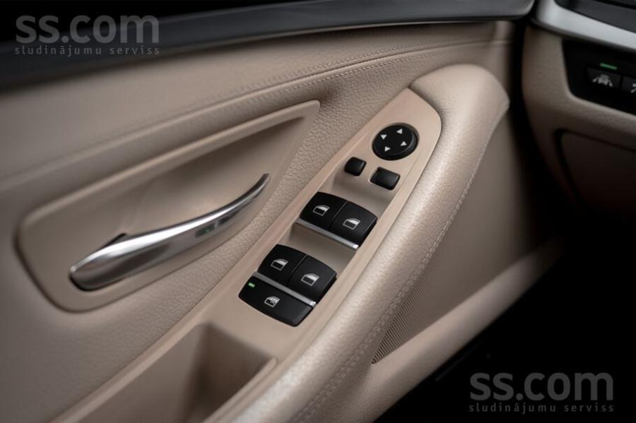 Grey BMW 535 2014 in Talsi, with an engine capacity of 3.00 L and mileage of 202 thousand km for 13950 €, photo 14 on AUTOMOTO.COM.LV