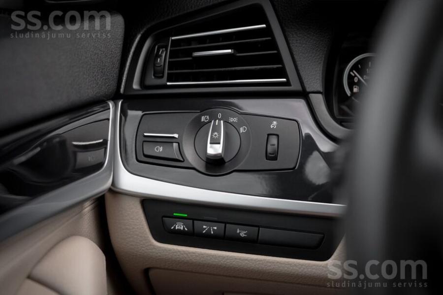 Grey BMW 535 2014 in Talsi, with an engine capacity of 3.00 L and mileage of 202 thousand km for 13950 €, photo 16 on AUTOMOTO.COM.LV