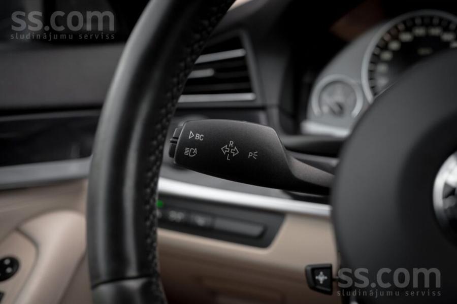 Grey BMW 535 2014 in Talsi, with an engine capacity of 3.00 L and mileage of 202 thousand km for 13950 €, photo 17 on AUTOMOTO.COM.LV