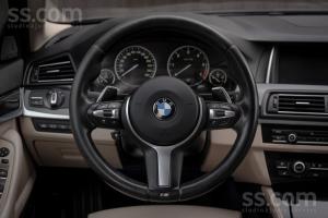 Grey BMW 535 2014 in Talsi, with an engine capacity of 3.00 L and mileage of 202 thousand km for 13950 €, photo 19 on AUTOMOTO.COM.LV