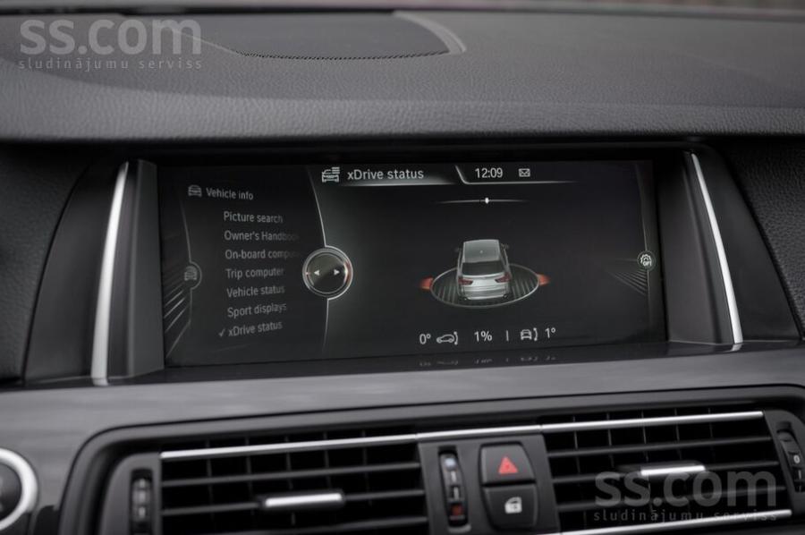 Grey BMW 535 2014 in Talsi, with an engine capacity of 3.00 L and mileage of 202 thousand km for 13950 €, photo 25 on AUTOMOTO.COM.LV