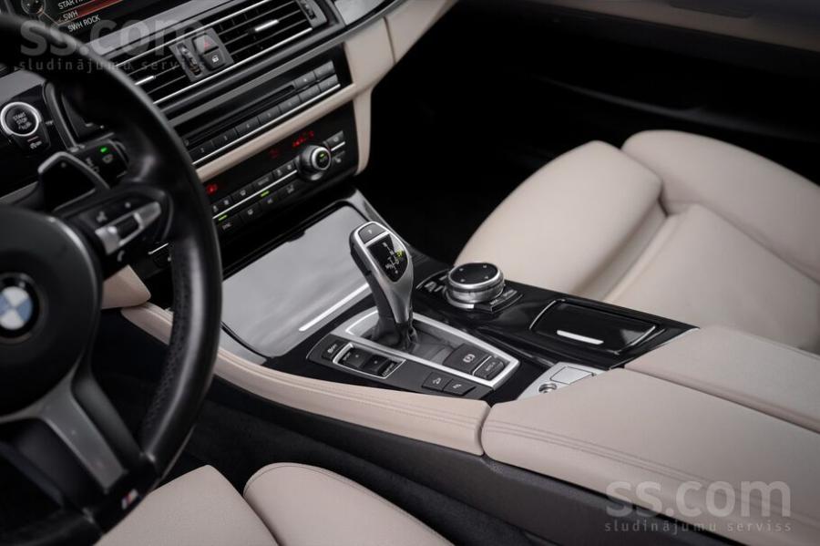 Grey BMW 535 2014 in Talsi, with an engine capacity of 3.00 L and mileage of 202 thousand km for 13950 €, photo 29 on AUTOMOTO.COM.LV