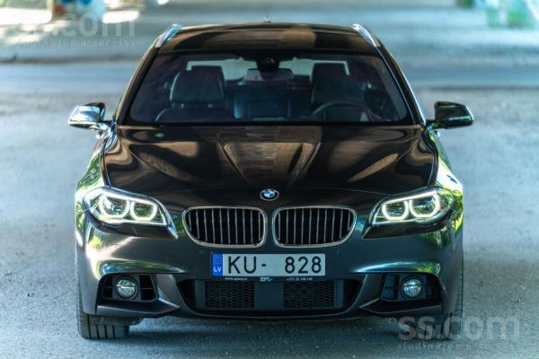 Grey BMW 535 2015 in Riga, with an engine capacity of 3.00 L and mileage of 290 thousand km for 16500 €, photo 1 on AUTOMOTO.COM.LV