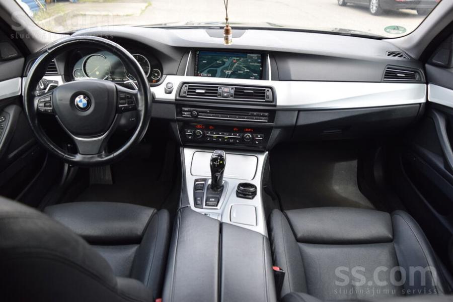 Grey BMW 535 2015 in Riga, with an engine capacity of 3.00 L and mileage of 294 thousand km for 13500 €, photo 5 on AUTOMOTO.COM.LV