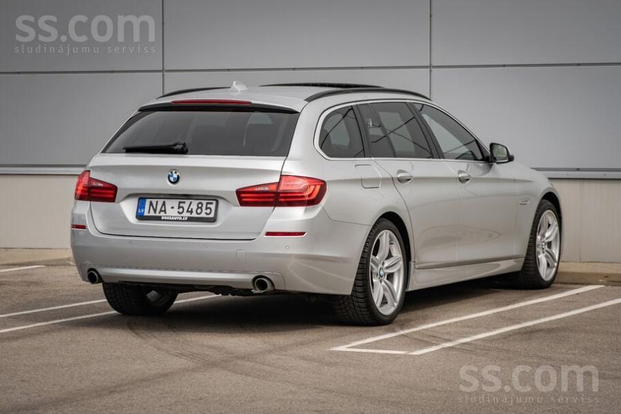 Grey BMW 535 2015 in Riga, with an engine capacity of 3.00 L and mileage of 251 thousand km for 13500 €, photo 5 on AUTOMOTO.COM.LV