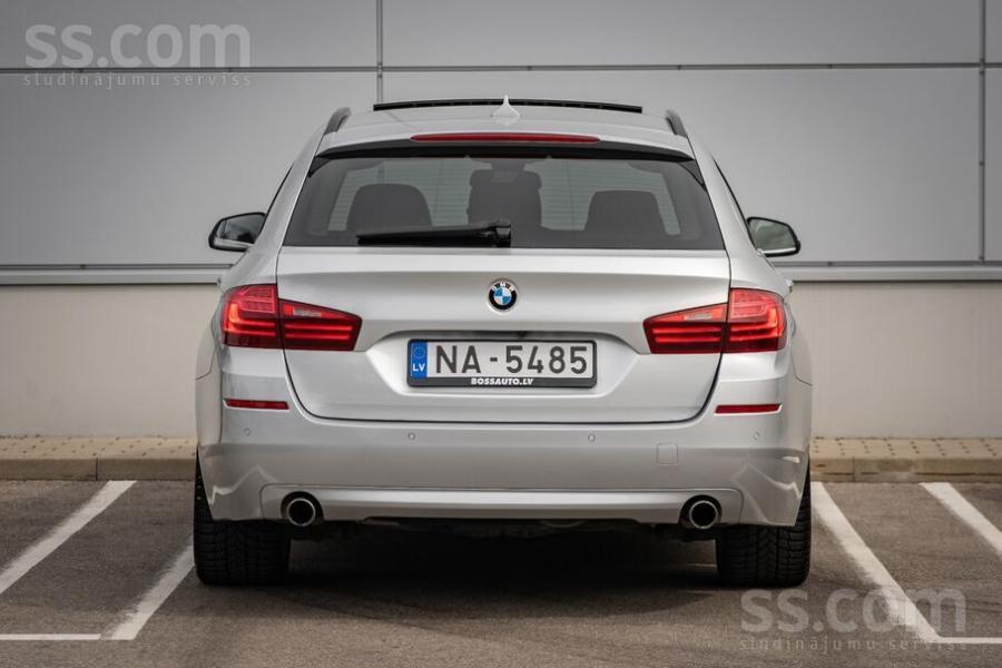Grey BMW 535 2015 in Riga, with an engine capacity of 3.00 L and mileage of 251 thousand km for 13500 €, photo 6 on AUTOMOTO.COM.LV