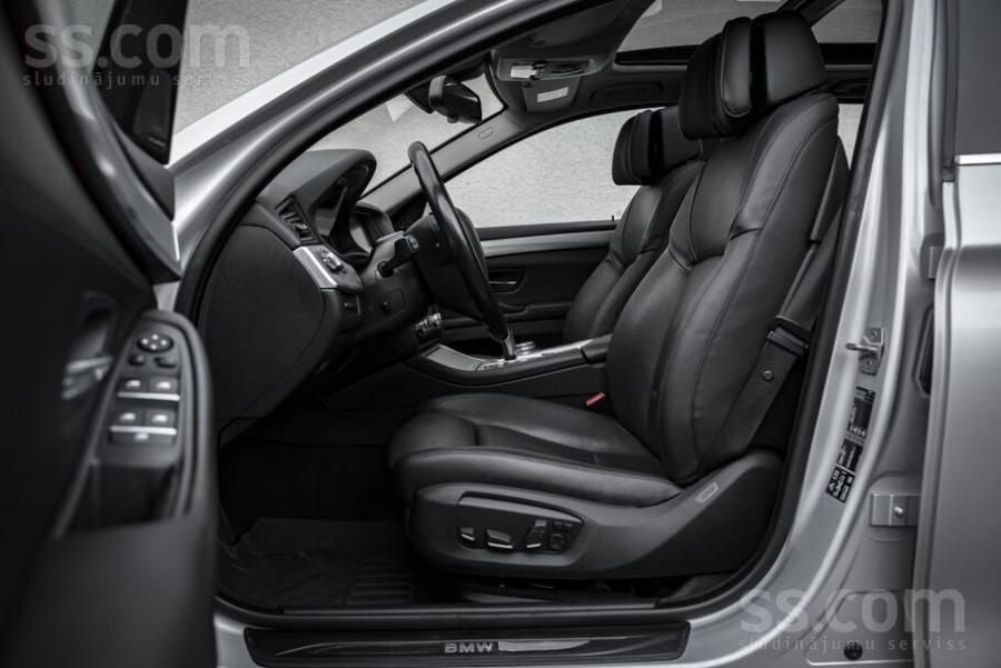 Grey BMW 535 2015 in Riga, with an engine capacity of 3.00 L and mileage of 251 thousand km for 13500 €, photo 12 on AUTOMOTO.COM.LV