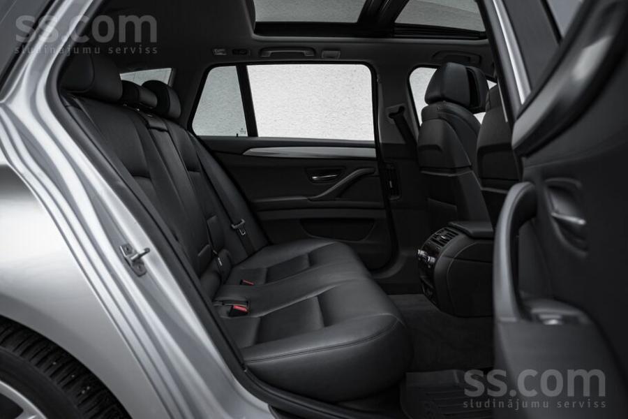 Grey BMW 535 2015 in Riga, with an engine capacity of 3.00 L and mileage of 251 thousand km for 13500 €, photo 15 on AUTOMOTO.COM.LV