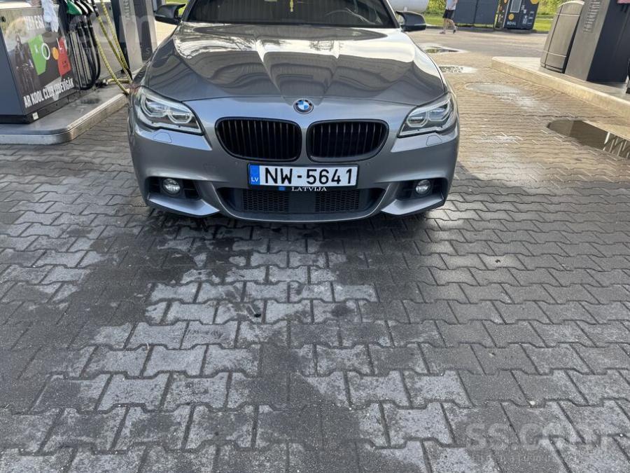 Grey BMW 535 2016 in Riga, with an engine capacity of 3.00 L and mileage of 231 thousand km for 15800 €, photo 3 on AUTOMOTO.COM.LV