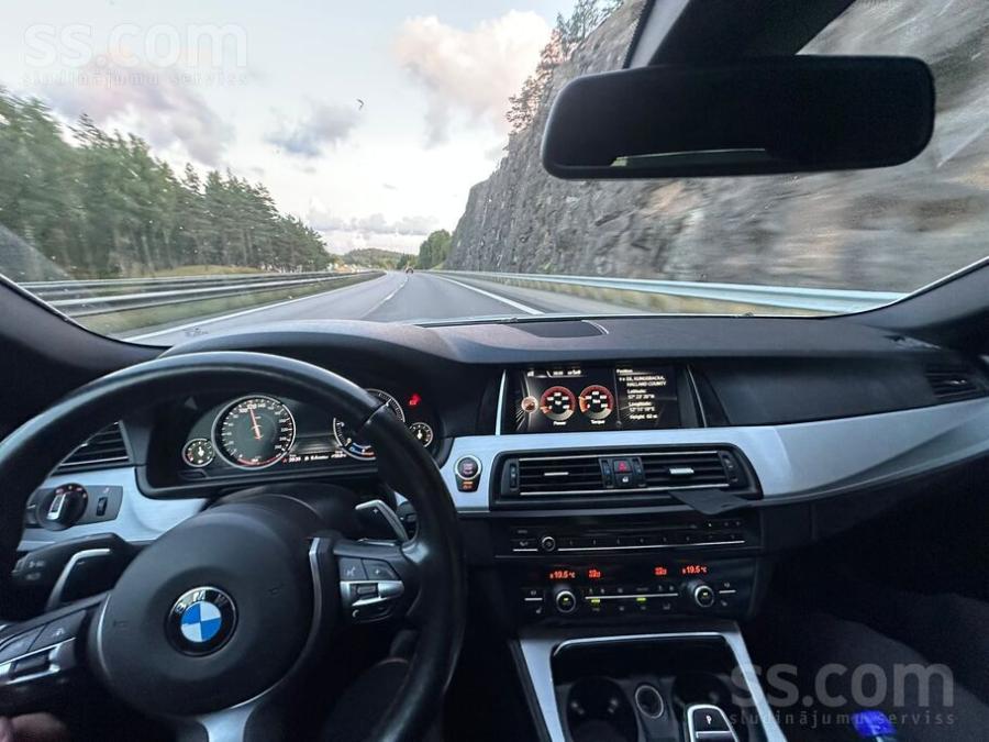 Grey BMW 535 2016 in Riga, with an engine capacity of 3.50 L and mileage of 326 thousand km for 15700 €, photo 9 on AUTOMOTO.COM.LV