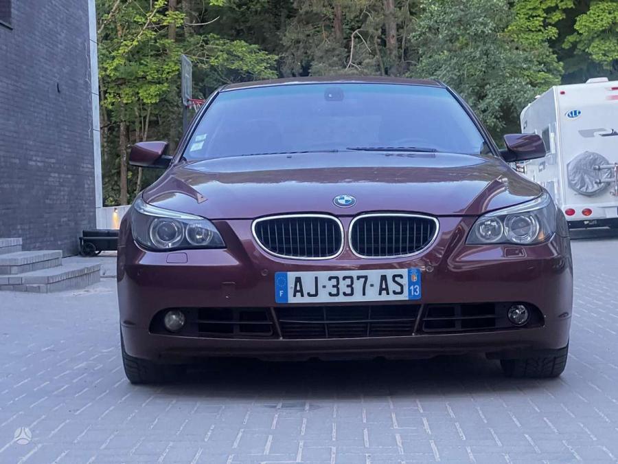 Red BMW 535 2005 in Vilnius, with an engine capacity of 3.50 L and mileage of 180 thousand km for 5999 €, photo 3 on AUTOMOTO.COM.LV