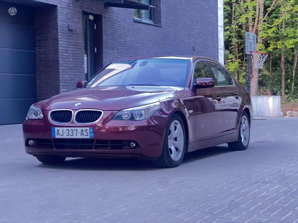Red BMW 535 2005 in Vilnius, with an engine capacity of 3.50 L and mileage of 180 thousand km for 5999 €, photo 3 on AUTOMOTO.COM.LV