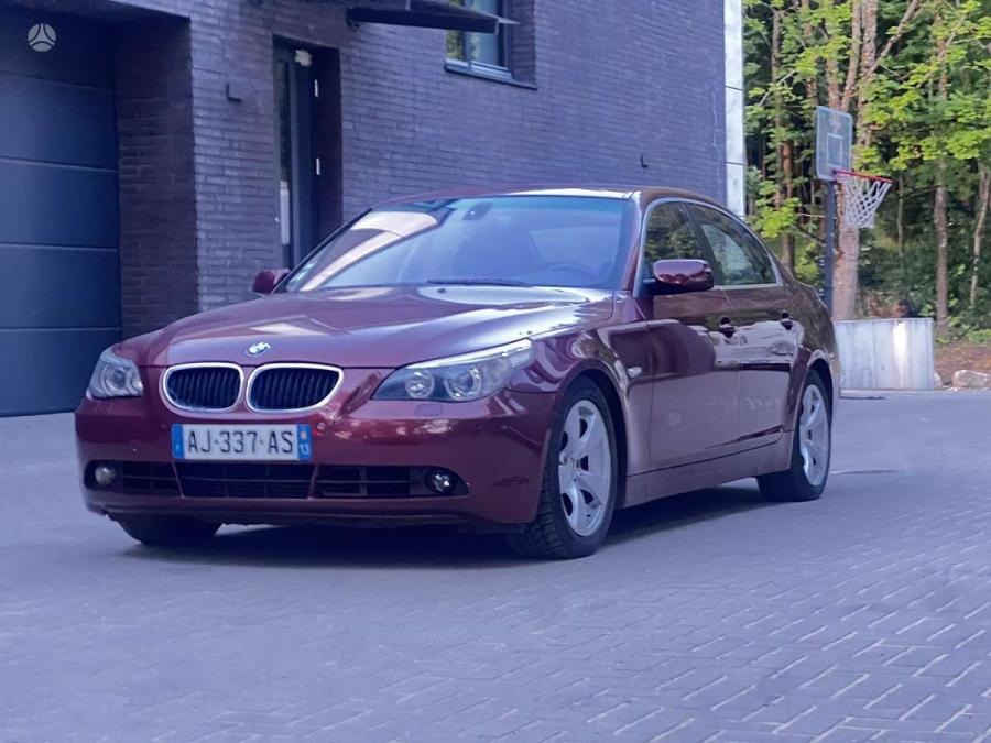 Red BMW 535 2005 in Vilnius, with an engine capacity of 3.50 L and mileage of 180 thousand km for 5999 €, photo 4 on AUTOMOTO.COM.LV