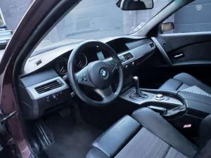 Red BMW 535 2005 in Vilnius, with an engine capacity of 3.50 L and mileage of 180 thousand km for 5999 €, photo 17 on AUTOMOTO.COM.LV