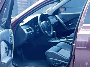 Red BMW 535 2005 in Vilnius, with an engine capacity of 3.50 L and mileage of 180 thousand km for 5999 €, photo 19 on AUTOMOTO.COM.LV