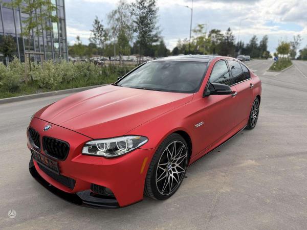Red BMW 535 2014 in Vilnius, with an engine capacity of 2.98 L and mileage of 205 thousand km for 12999 €, photo 5 on AUTOMOTO.COM.LV