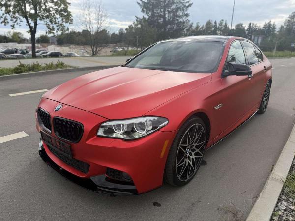 Red BMW 535 2014 in Vilnius, with an engine capacity of 2.98 L and mileage of 205 thousand km for 12999 €, photo 9 on AUTOMOTO.COM.LV