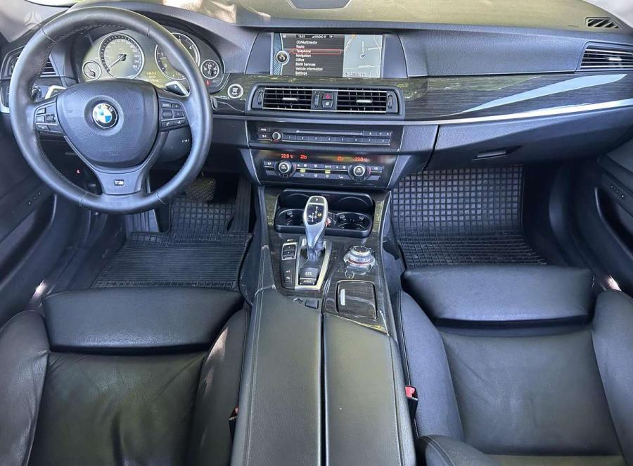 BMW 535 2011 in Vilnius, with an engine capacity of 2.99 L and mileage of 356 thousand km for 7500 €, photo 14 on AUTOMOTO.COM.LV