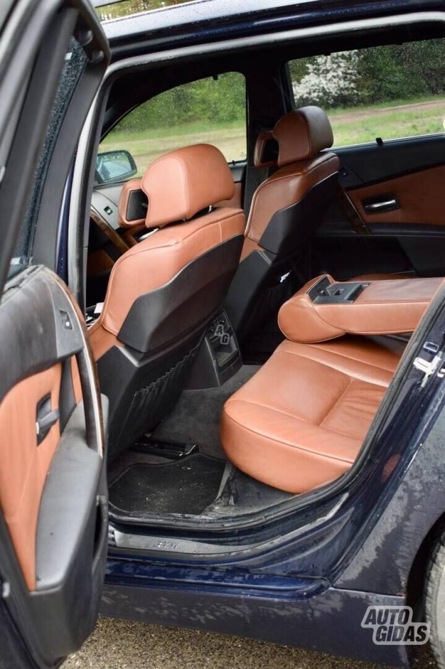 BMW 535 2006 in Varena, with an engine capacity of 3.00 L and mileage of 630 thousand km for 4200 €, photo 9 on AUTOMOTO.COM.LV