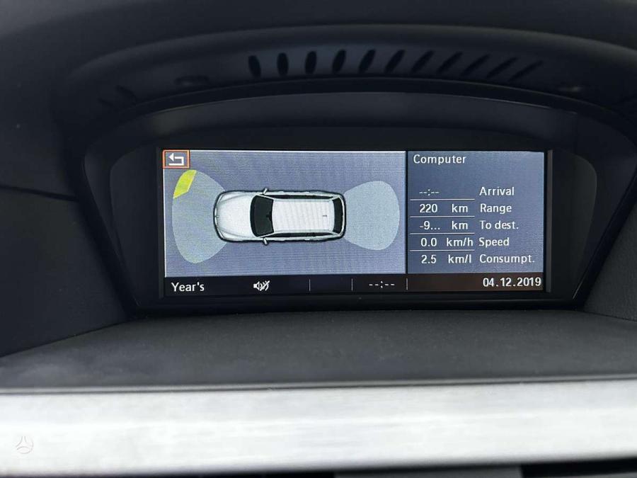 BMW 535 2007 in Vilnius, with an engine capacity of 2.99 L and mileage of 183 thousand km for 7499 €, photo 24 on AUTOMOTO.COM.LV