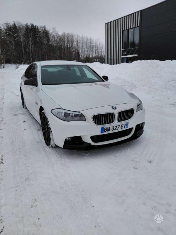 White BMW 535 2011 in Vilnius, with an engine capacity of 2.99 L and mileage of 260 thousand km for 9400 €, photo 1 on AUTOMOTO.COM.LV