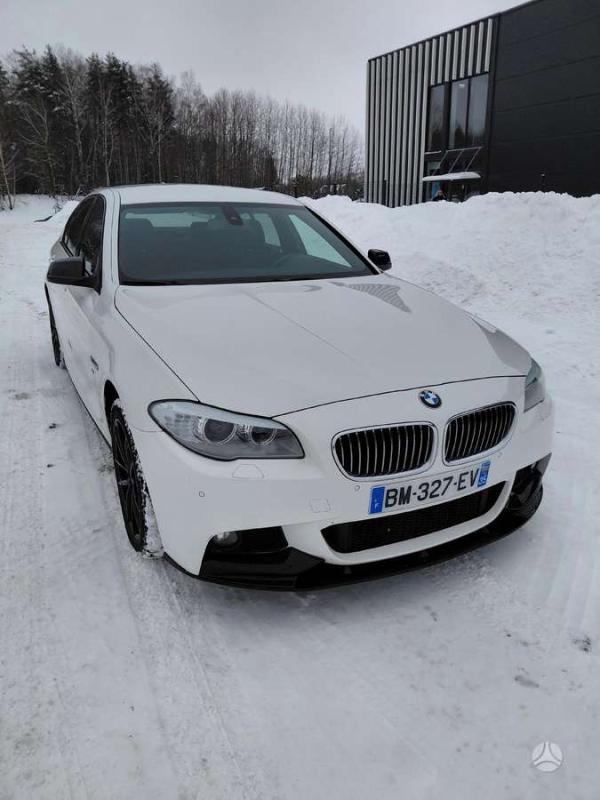 White BMW 535 2011 in Vilnius, with an engine capacity of 2.99 L and mileage of 260 thousand km for 9400 €, photo 2 on AUTOMOTO.COM.LV