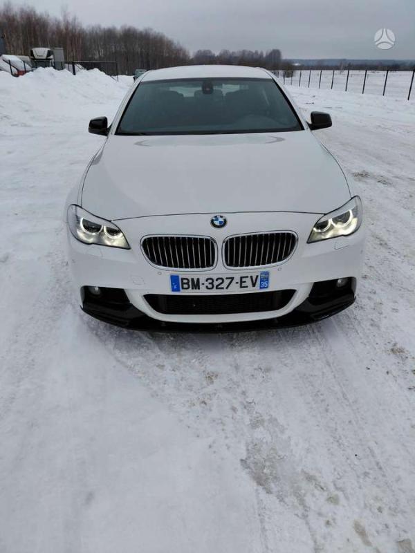 White BMW 535 2011 in Vilnius, with an engine capacity of 2.99 L and mileage of 260 thousand km for 9400 €, photo 3 on AUTOMOTO.COM.LV