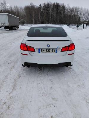 White BMW 535 2011 in Vilnius, with an engine capacity of 2.99 L and mileage of 260 thousand km for 9400 €, photo 8 on AUTOMOTO.COM.LV