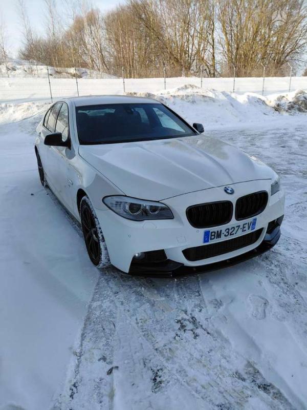 White BMW 535 2011 in Vilnius, with an engine capacity of 2.99 L and mileage of 261 thousand km for 9400 €, photo 3 on AUTOMOTO.COM.LV