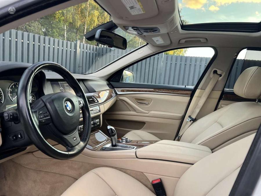 Balts BMW 535 2011 Viļņa, ar dzinēja tilpumu 2.98 L un nobraukumu 299 tūkst. km par 9500 €, foto 15 vietnē AUTOMOTO.COM.LV