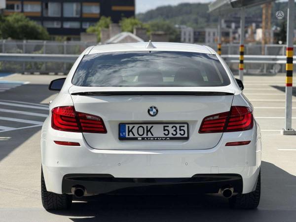 White BMW 535 2011 in Vilnius, with an engine capacity of 2.98 L and mileage of 299 thousand km for 9800 €, photo 5 on AUTOMOTO.COM.LV